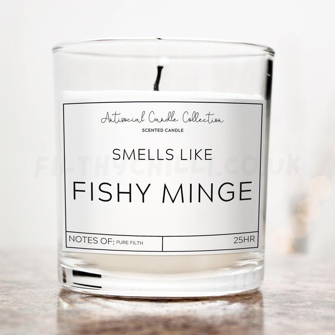 Smells Like Fishy Minge Candle, Christmas Gift for Sister, Secret Santa ...