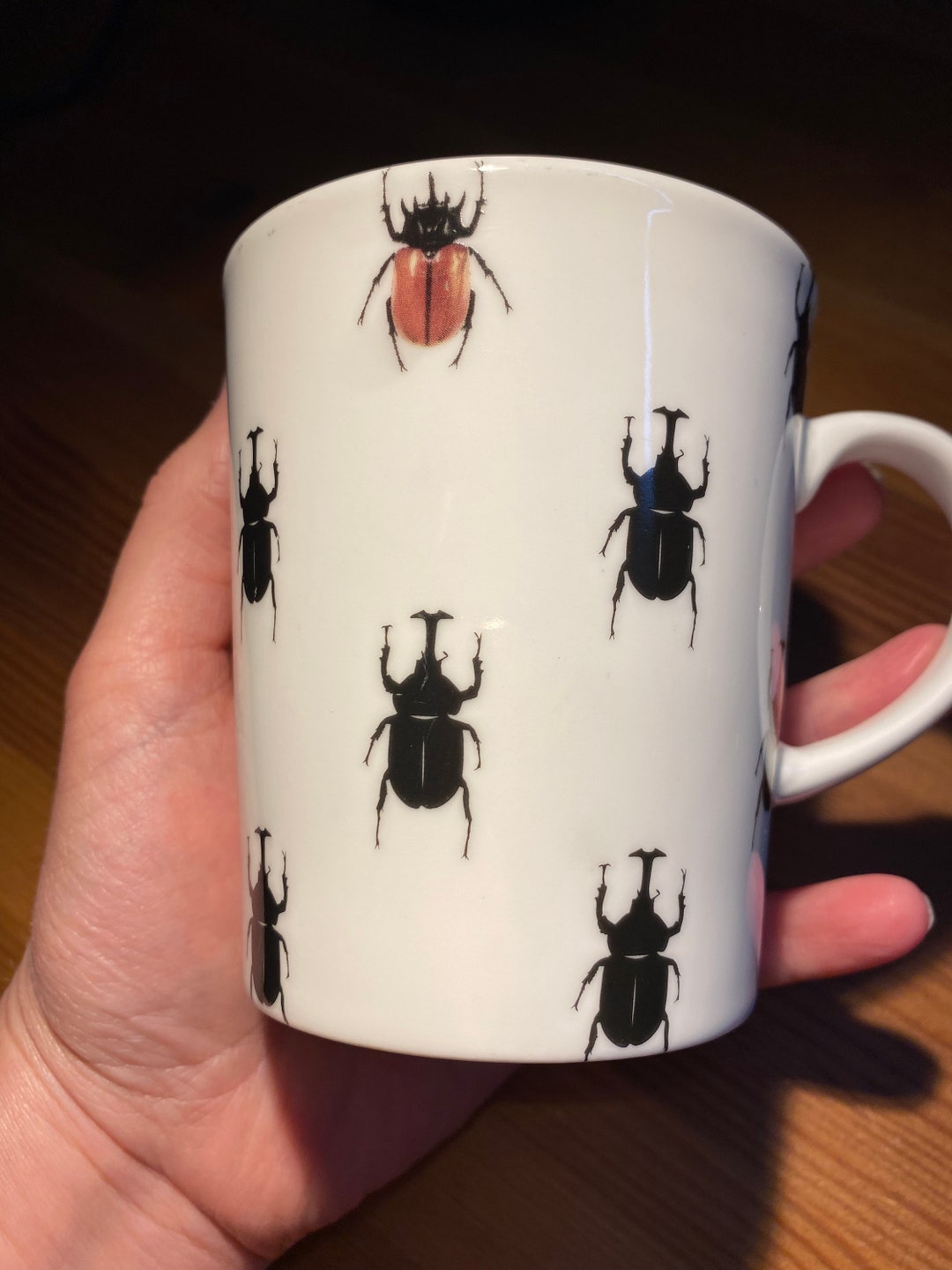 Rhinoceros Beetle Bug Insect Coffee or Tea Mug - Entomology - Bizarre ...