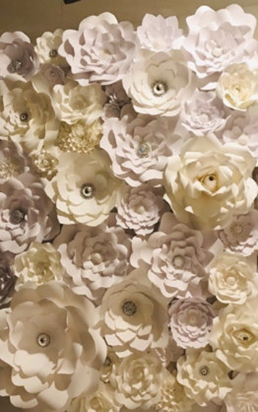 Wedding Paper Flower Backdrop - Etsy