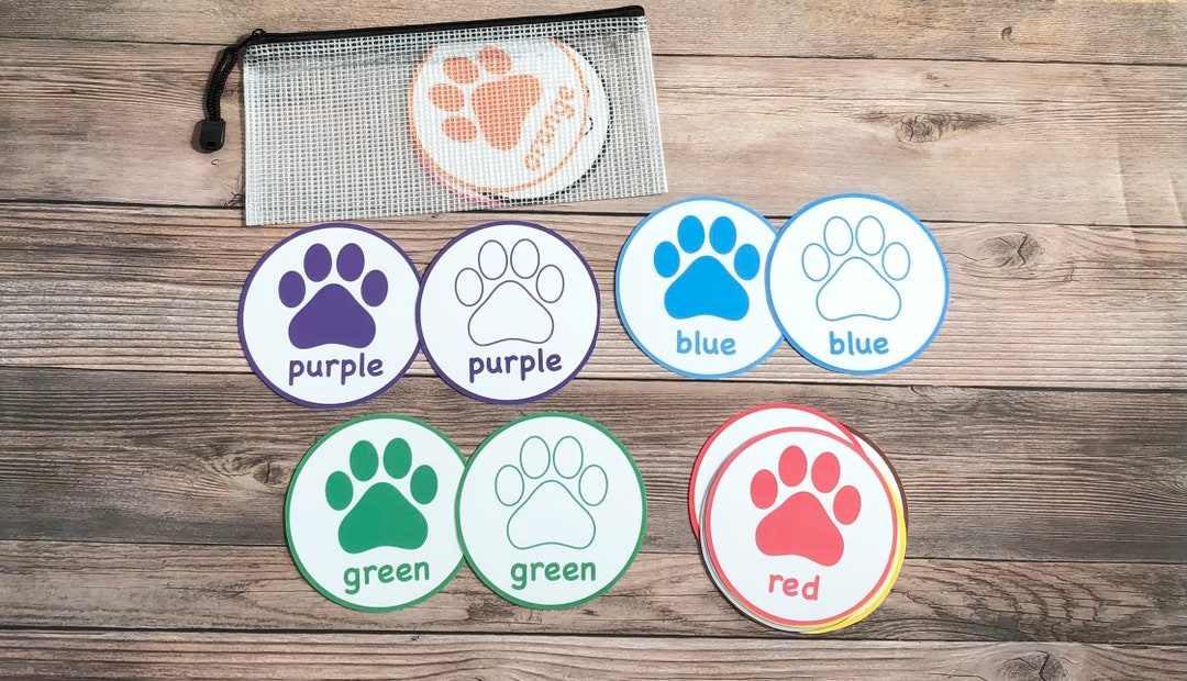 Colors Flash Cards - Laminated - Memory Match Game - Etsy