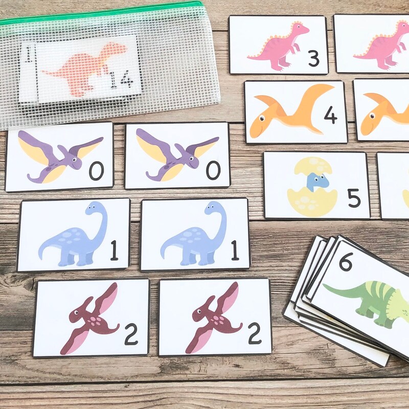 Number Flash Cards - Etsy