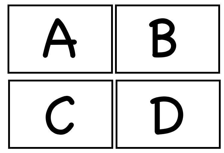 Alphabet Flash Cards - Match Uppercase and Lowercase Letters - Etsy