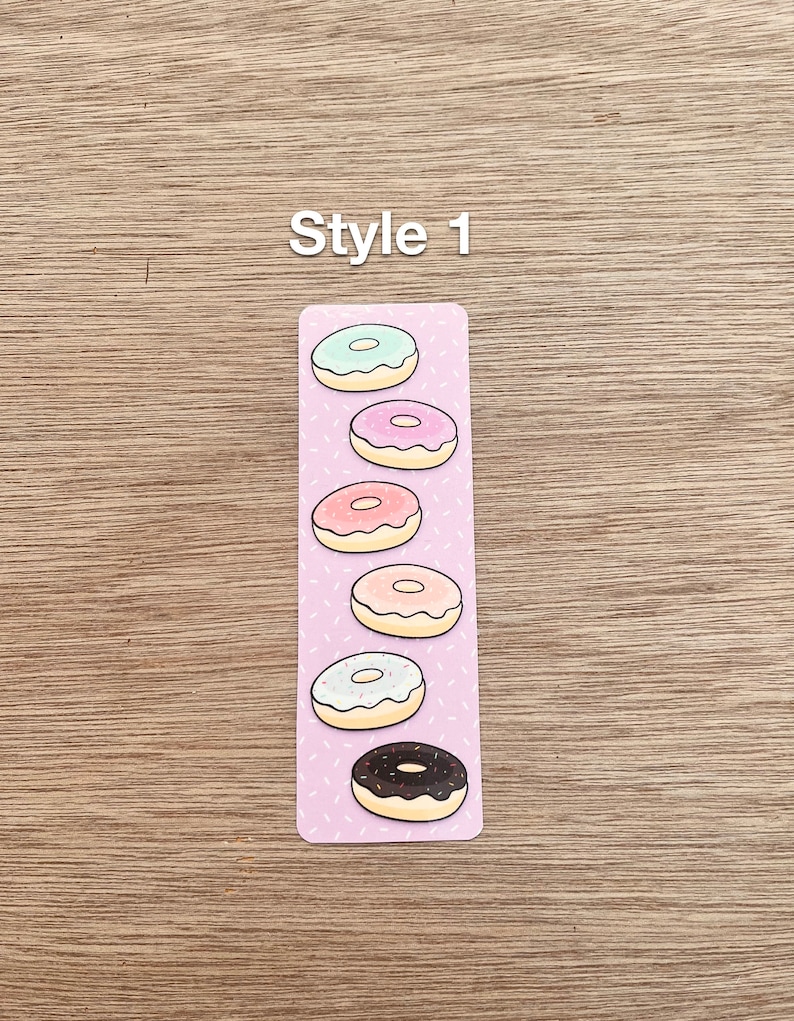Donut Bookmarks - Set of 4 - Etsy