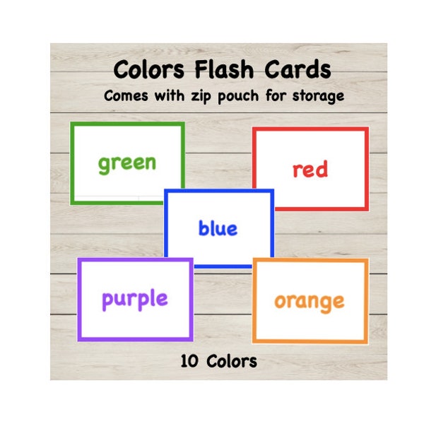 School Flash Cards - Etsy
