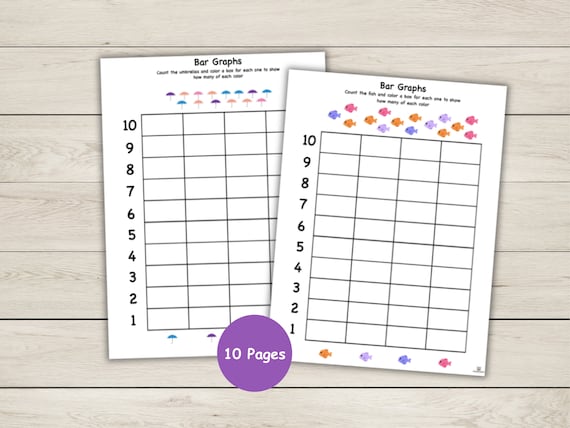 Math Bar Graph Worksheets 1st Grade Printable Primary Math Worksheet