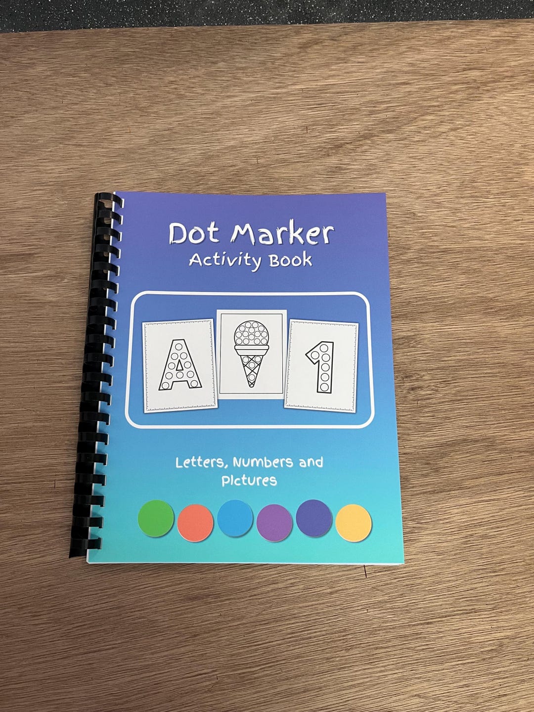 Dot Marker Book - Letters - Numbers and Pictures - 73 Pages - Etsy