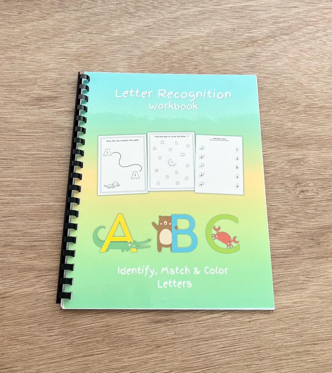 Letter Recognition Workbook: Pre-k, Kindergarten - Matching - Search ...