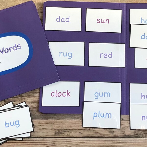 Phonics File Folder Games - Etsy