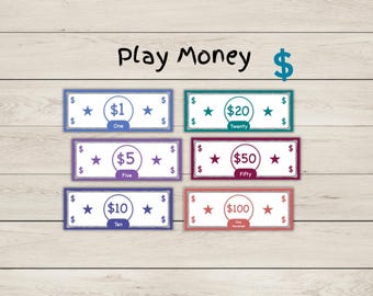 Pretend Play Money, Play Money Printable, Pretend Play Printable ...