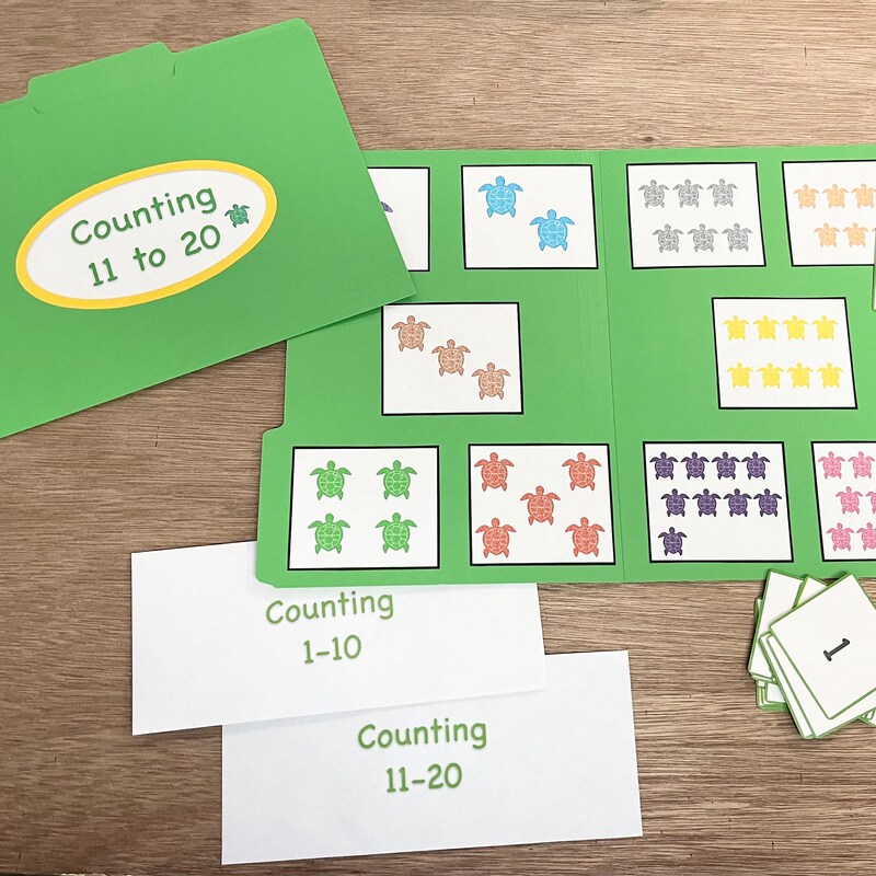 Folder Counting Games - Etsy