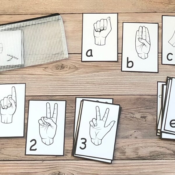 Sign Language Card - Etsy
