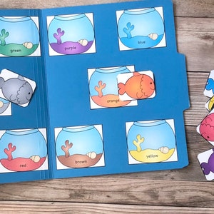 Counting and Colors File Folder Games Counting to 10 - Etsy