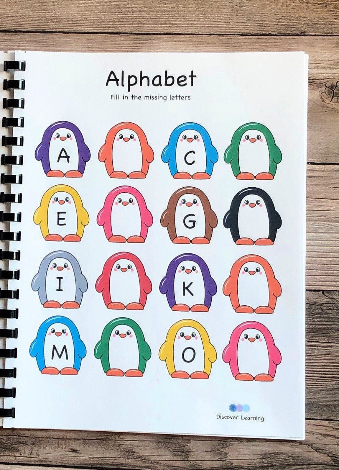 Letters, Colors and Shapes Workbook- Dry Erase or Paper - Preschool ...