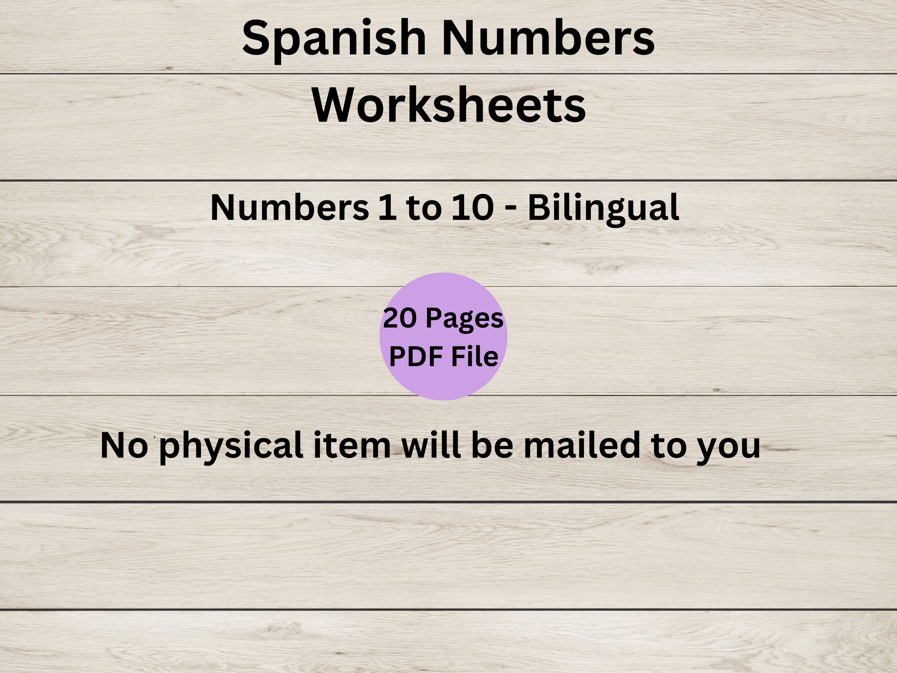 Spanish Numbers Worksheets -bilingual Worksheets- Match and Identify ...