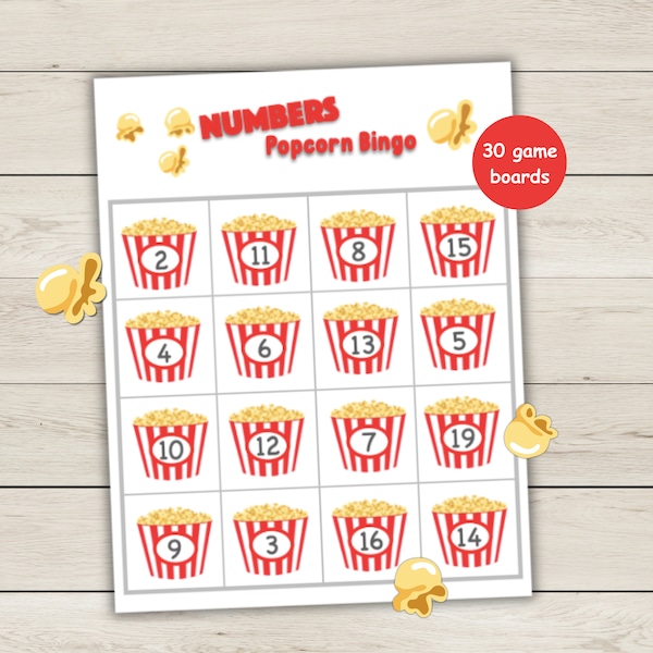 Summer Bingo Cards Numbers - Etsy