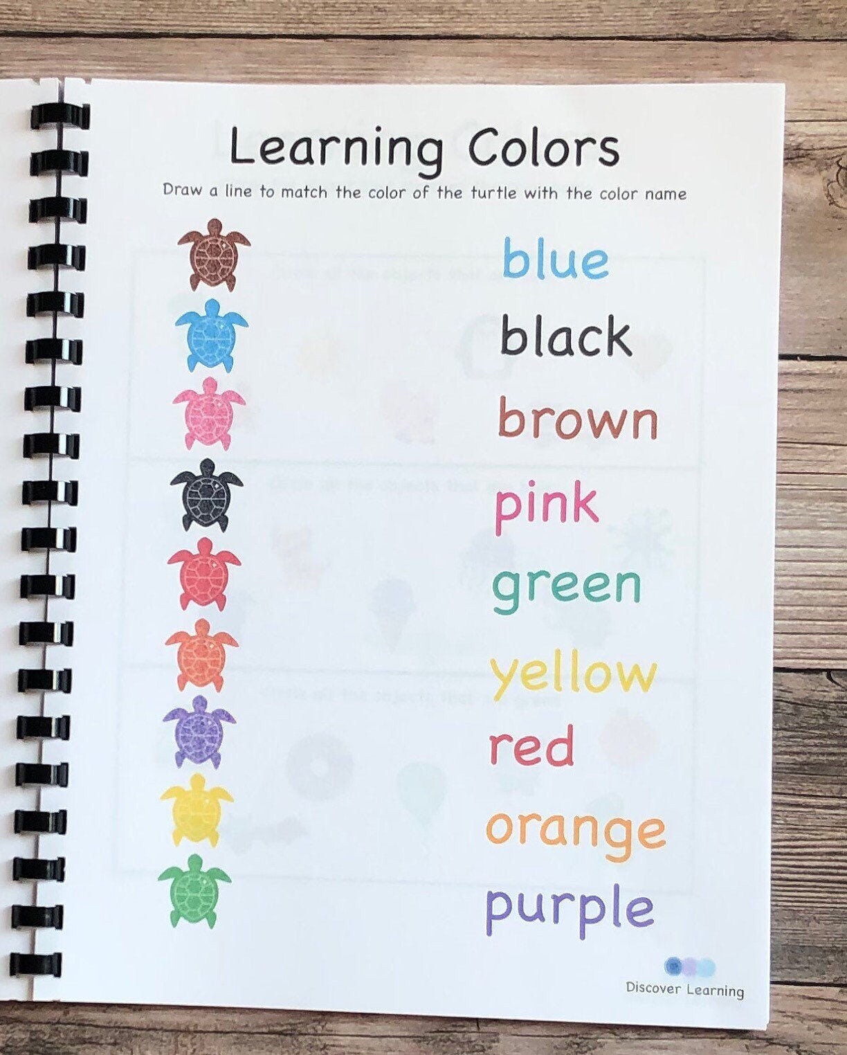 Letters, Colors and Shapes Workbook- Dry Erase or Paper - Preschool ...