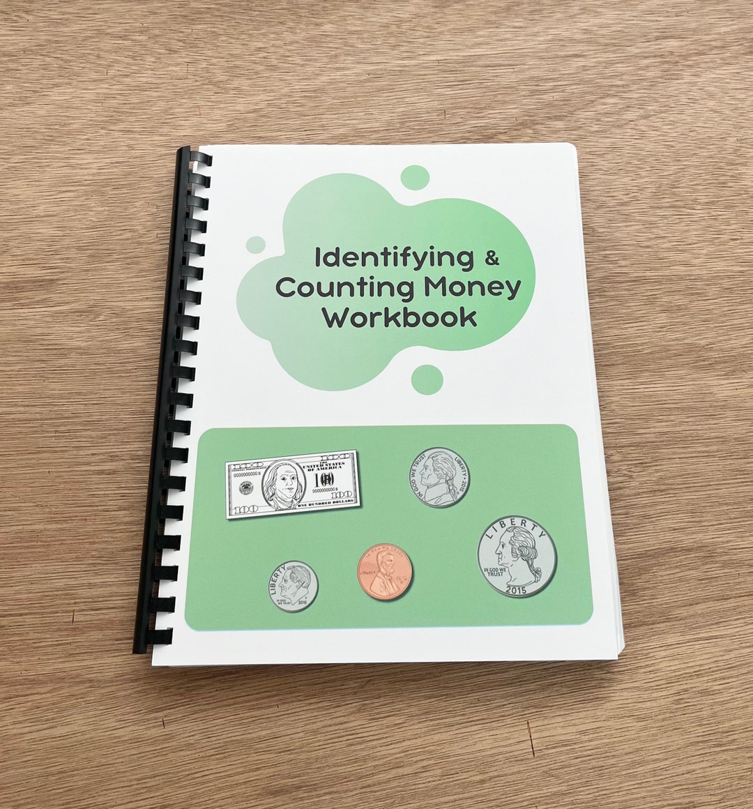 Money Workbook - Identifying and Counting Money - Dry Erase or Regular ...