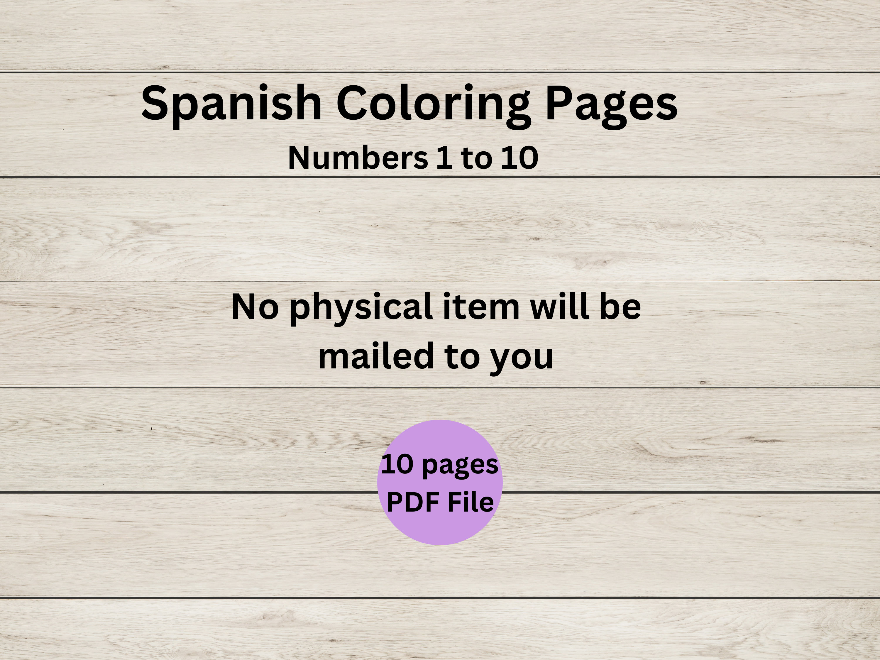 Spanish Numbers Coloring Pages - Counting - Numbers 1-10 - Printable ...