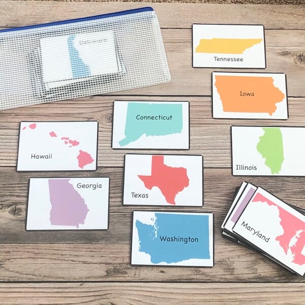 Laminated Flash Card - Etsy