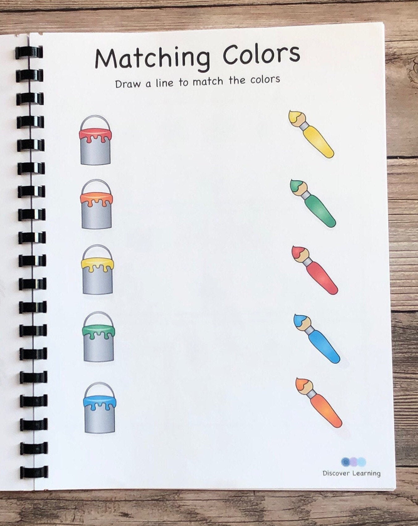 Letters, Colors and Shapes Workbook Dry Erase or Regular Paper Pre K ...