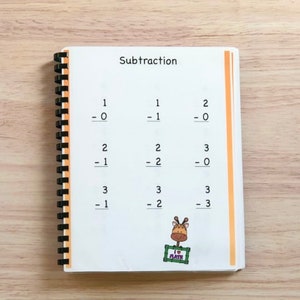 Dry Erase Addition & Subtraction Workbook Numbers 1 to 10 Dry Erase or ...