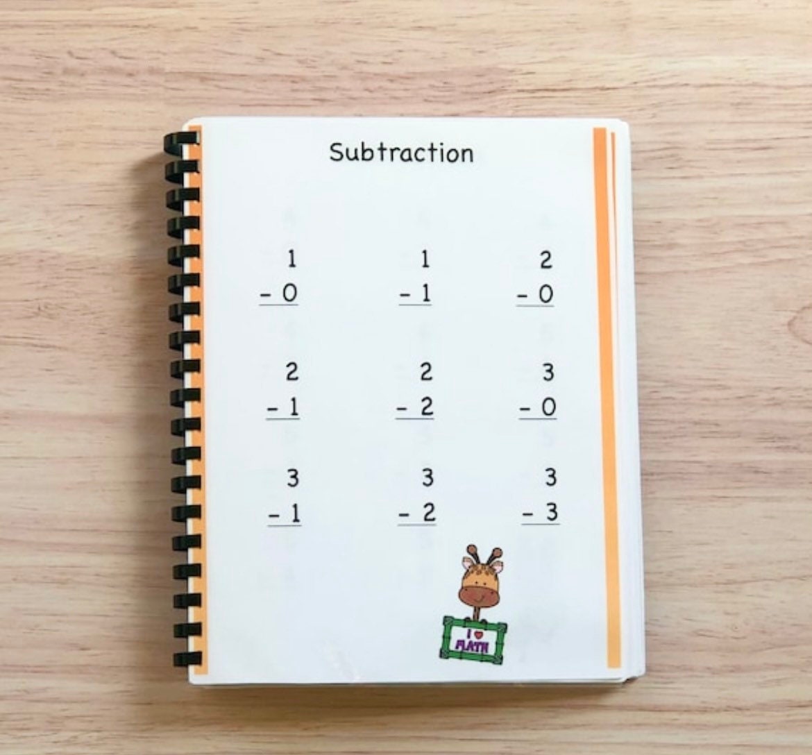 Dry Erase Addition & Subtraction Workbook Numbers 1 to 10 Dry Erase or ...