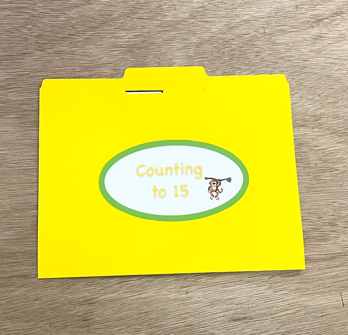 Counting File Folder Game -1 to 15 - Zoo Animals - Etsy