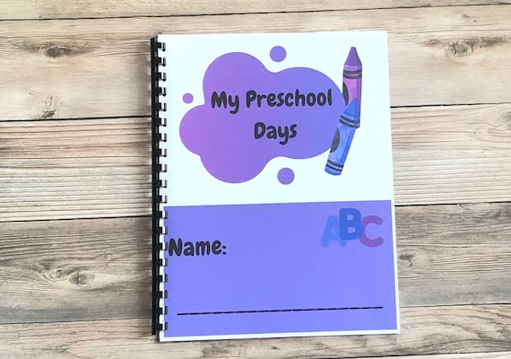 My Preschool Days Memory Book | Etsy