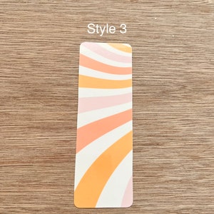 Groovy Retro Bookmarks - Set of 4 - Etsy