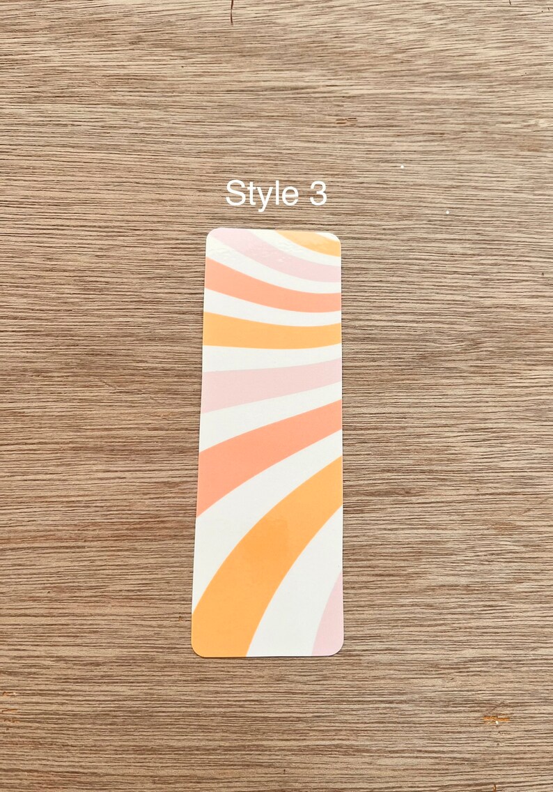 Groovy Retro Bookmarks - Set of 4 - Etsy