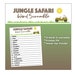 Jungle Safari Word Scramble - Party Game, Classroom Game, Road Trip ...