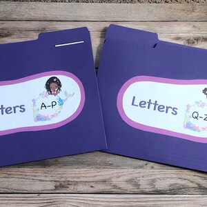 Alphabet File Folder Games - Match Upper & Lower Case Letters, Letter ...