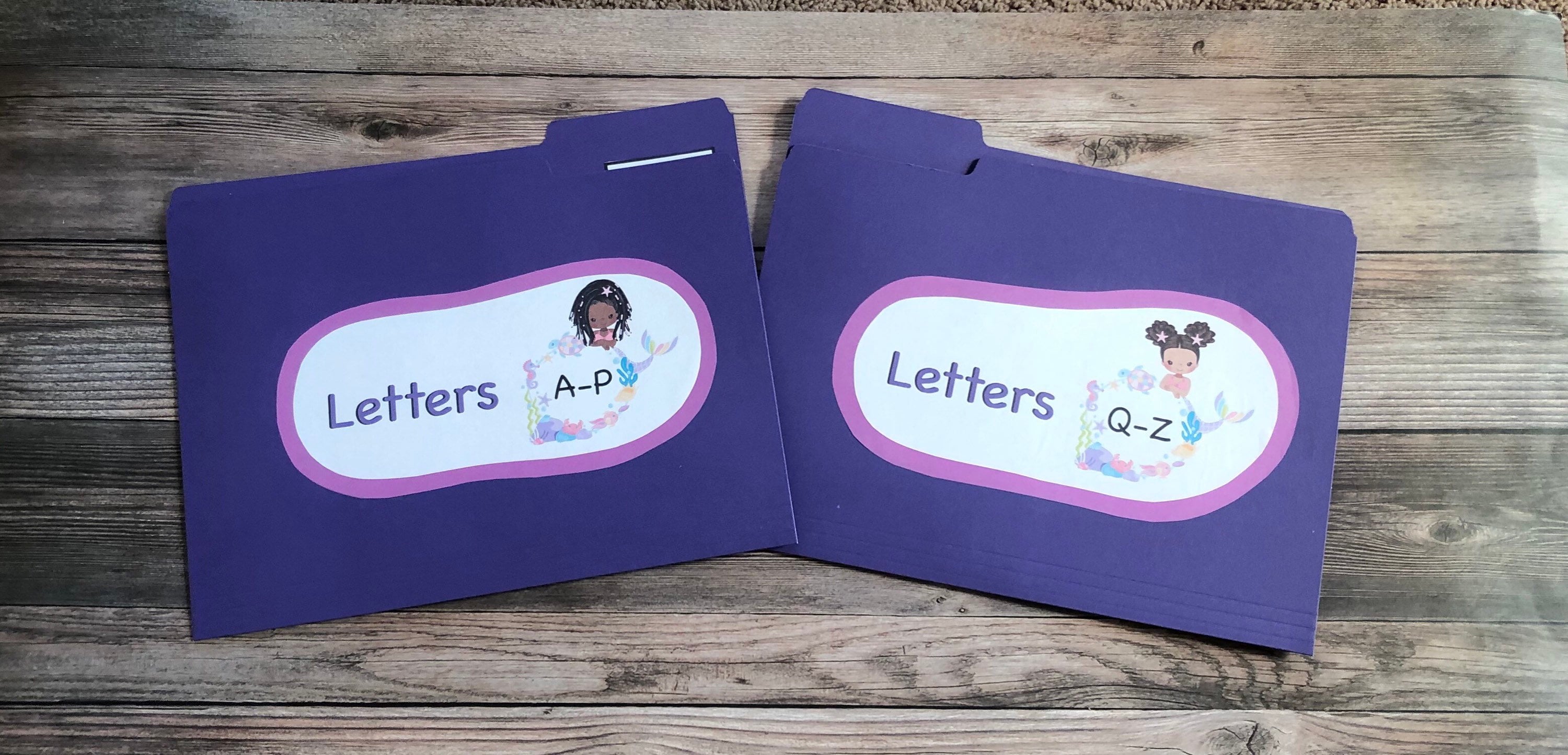 Alphabet File Folder Games - Match Upper & Lower Case Letters, Letter ...