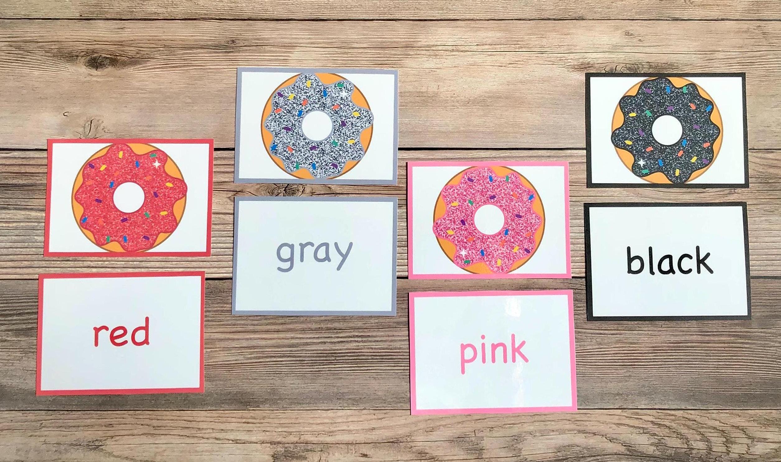 Colors Flash Cards - Laminated, 10 Different Colors, Comes With Zip ...