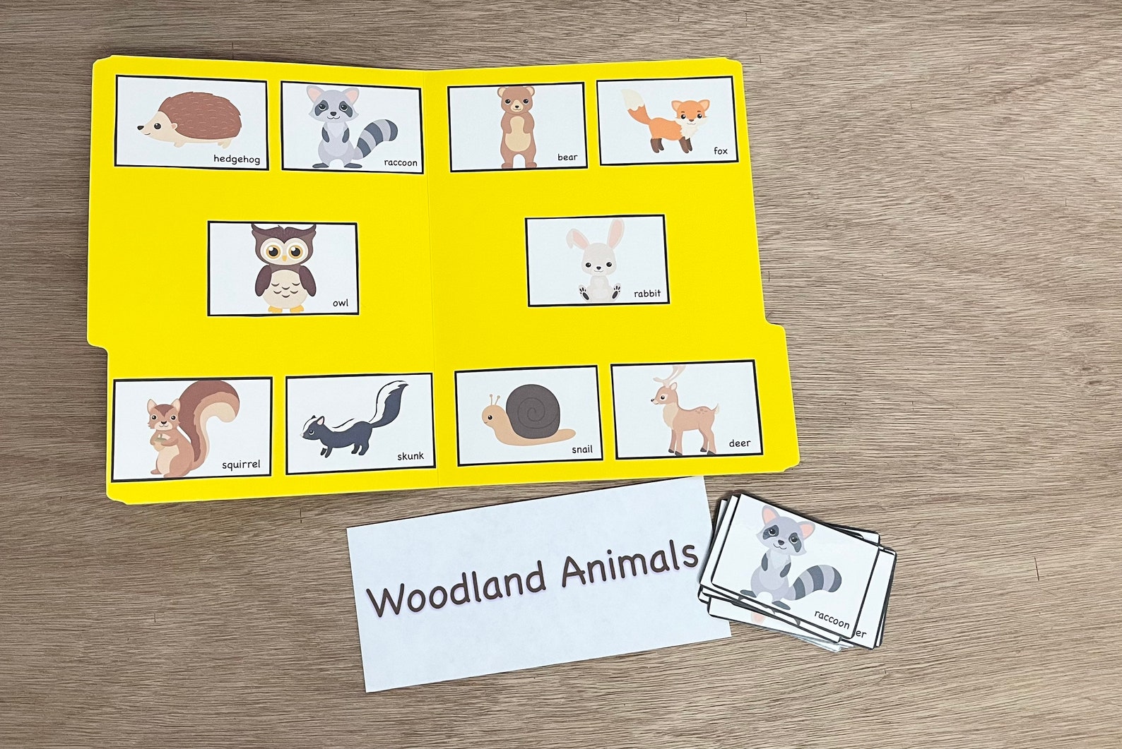 Animal File Folder Games- Matching - Farm, Ocean and Woodland Animals ...