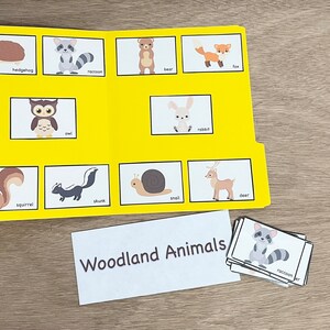 Animal File Folder Games- Matching - Farm, Ocean and Woodland Animals ...