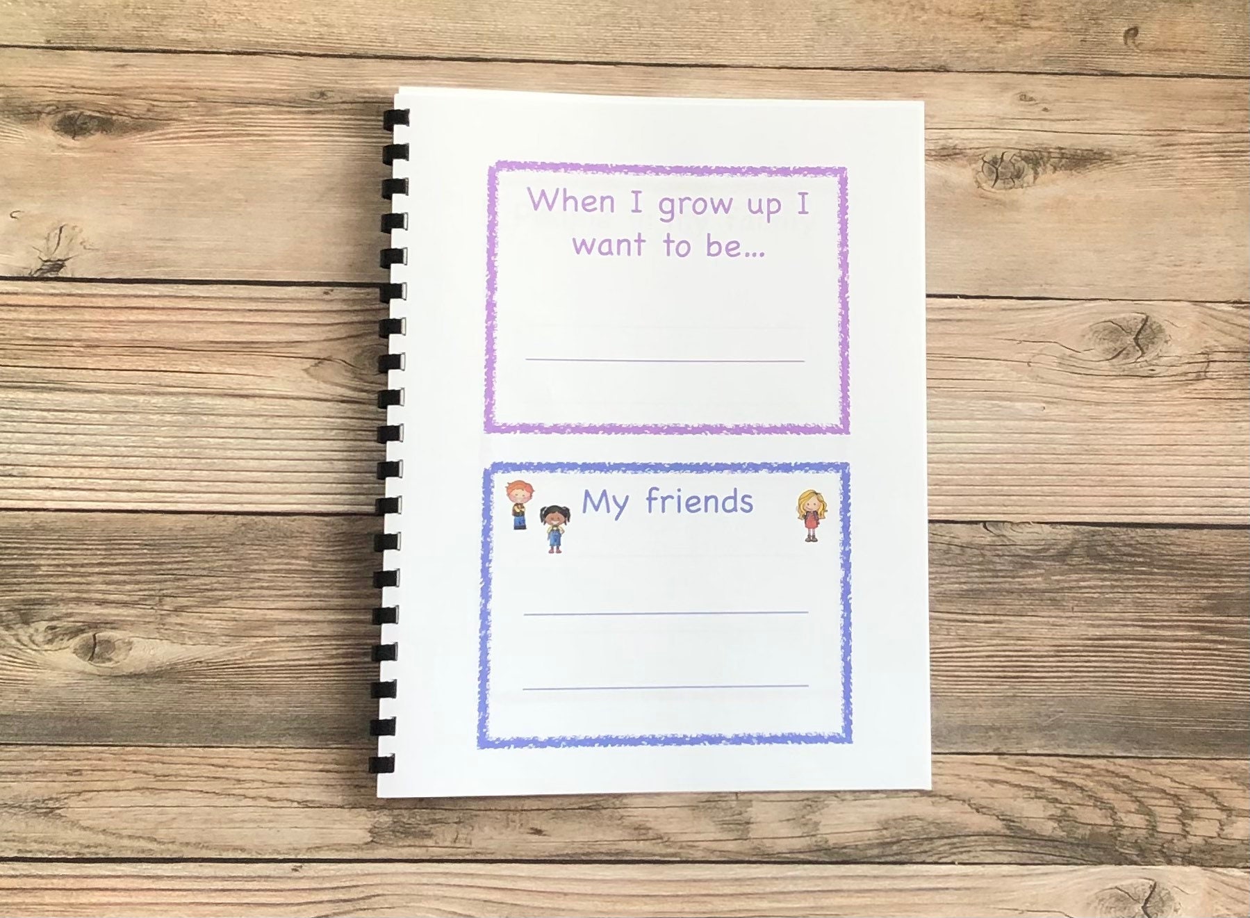My Preschool Days Memory Book - Etsy