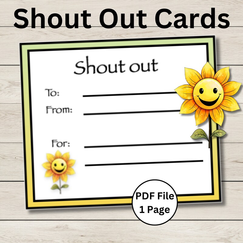Shout Out Cards - Etsy