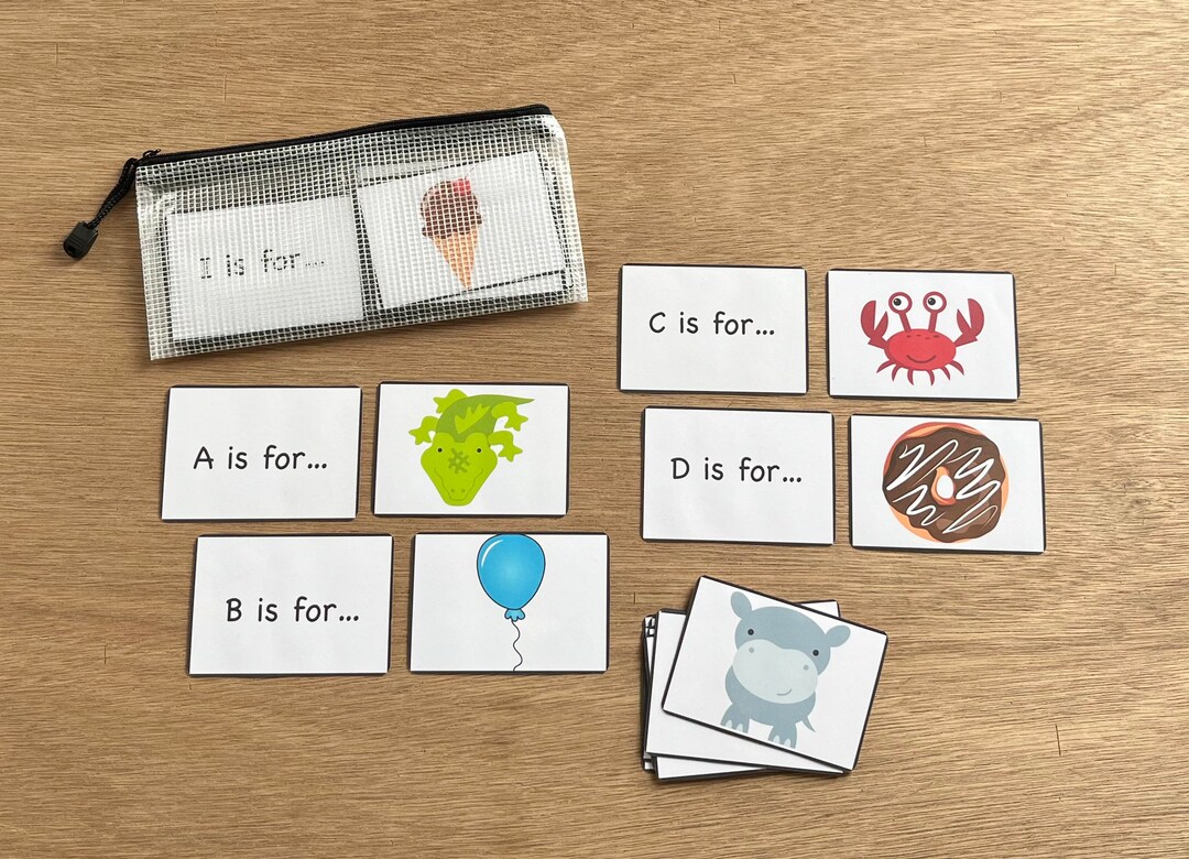 Phonics Flash Cards: Beginning Letter Sounds, A-Z (laminated) - Etsy