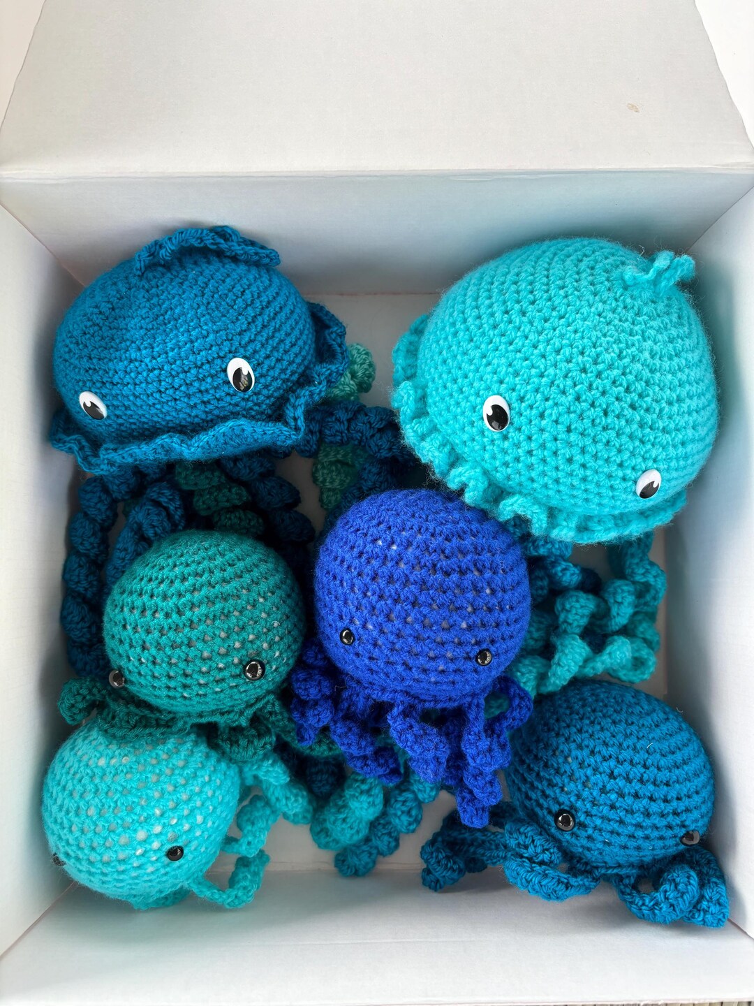 Crochet Sea Themed Box in Blue - Etsy