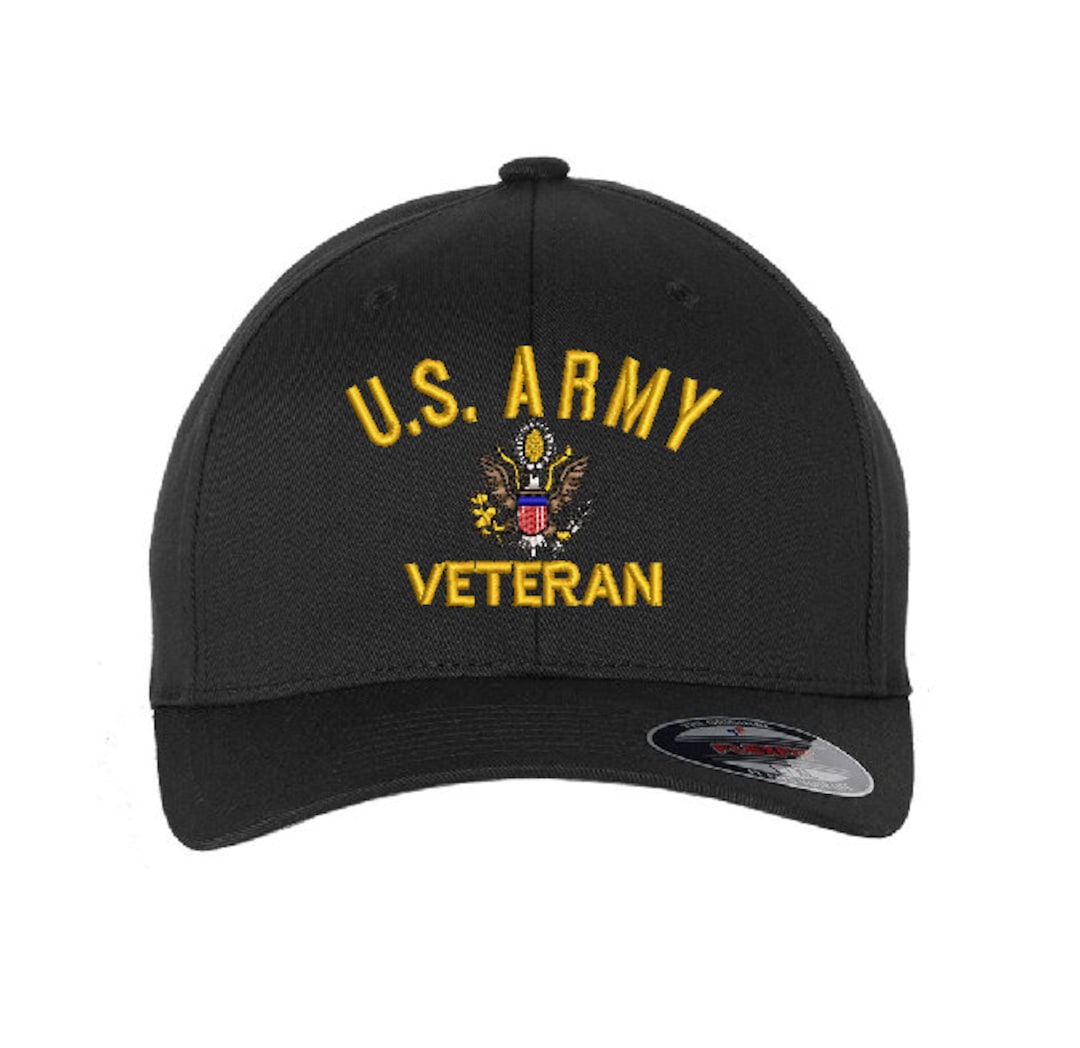 Military Armed Forces Veteran Retired Trucker Hat Baseball Cap Curved ...