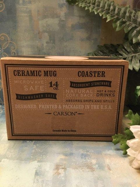 Carson Mug & Coaster Set Like Birds of a Feather | Etsy