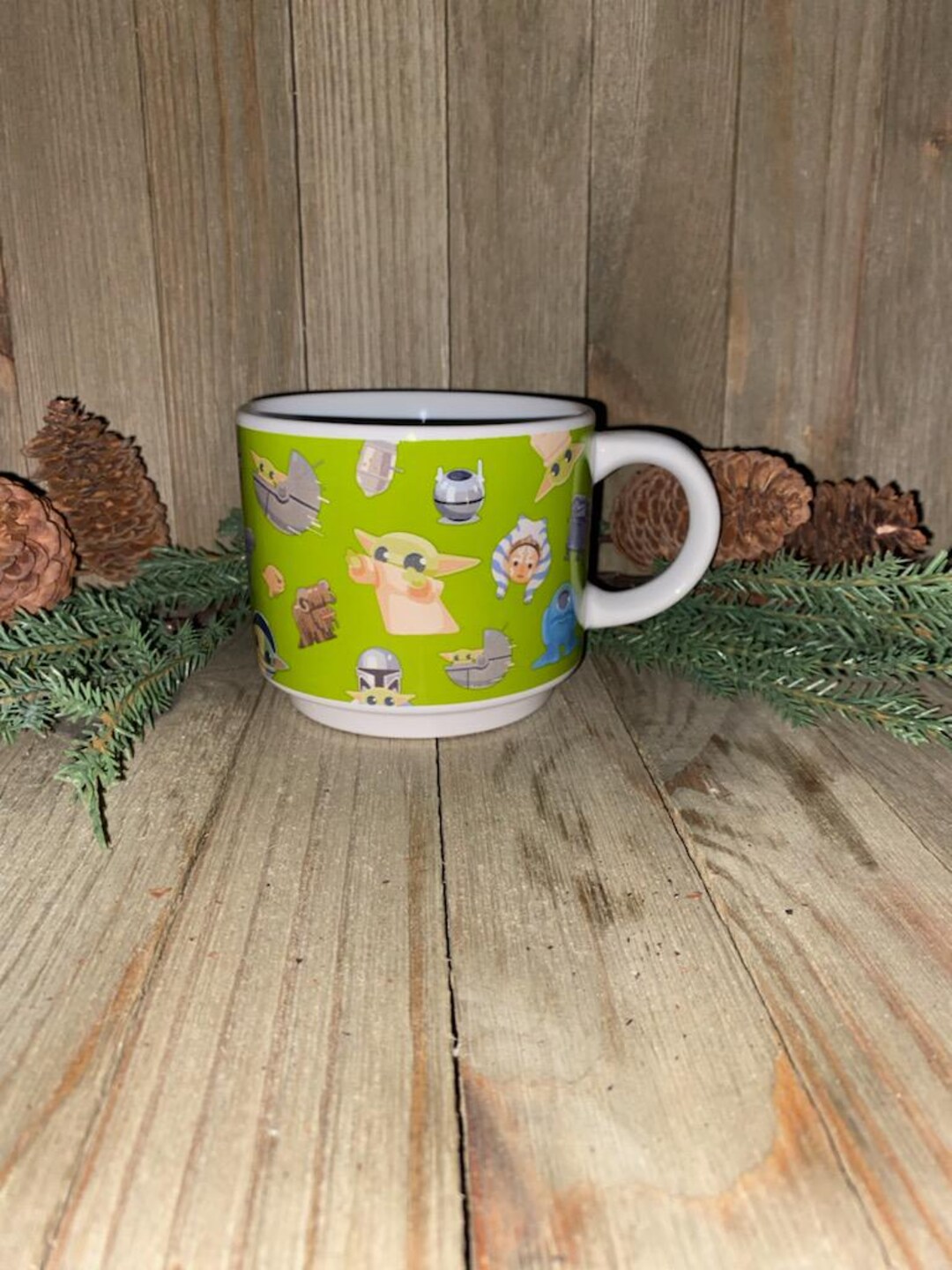 Starwars Mandalorian Grogu Baby Yoda Galerie Coffee Tea Mug - Etsy