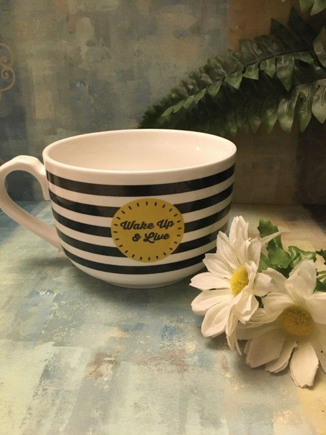 Wake up & Live Large Mug by Ciroa - Etsy