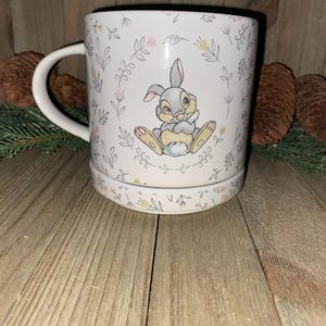 Disney Bambi Thumper Bunny Character Themed 16 Oz Mug With Coaster Lid ...