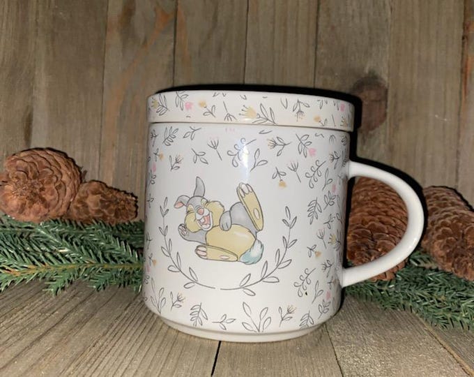 Disney Bambi Thumper Bunny Character Themed 16 Oz Mug With Coaster Lid ...