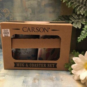 Carson Mug & Coaster Set - Like Birds of a Feather - Etsy