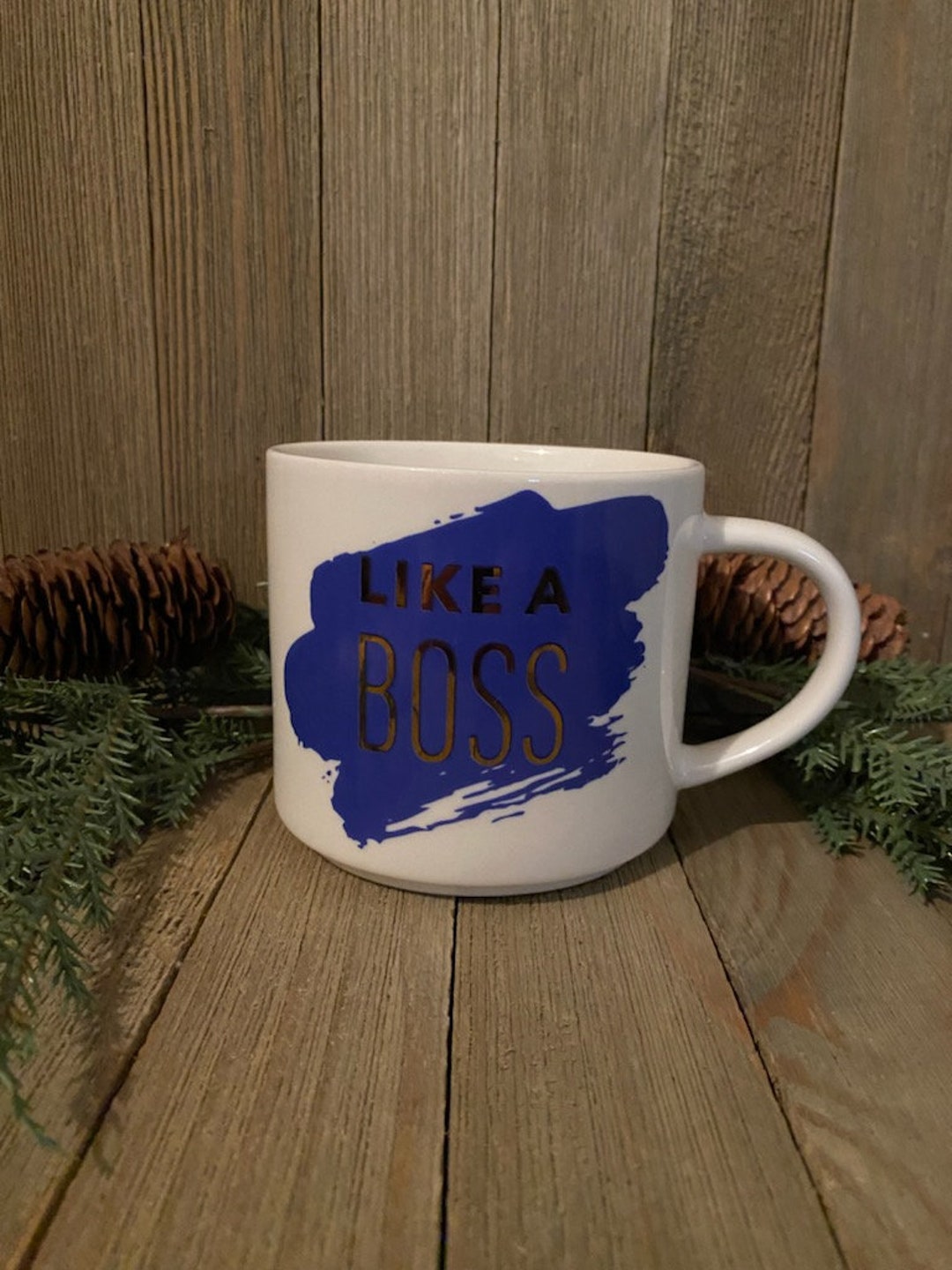 Threshold™ Porcelain Coffee Mug "like A Boss" - Etsy
