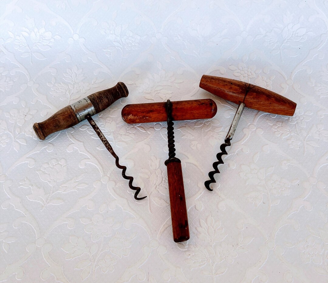 3 ~ Antique and Vintage Wine Cork Screws Keen Kutter / GAFF 1885 / Hand ...