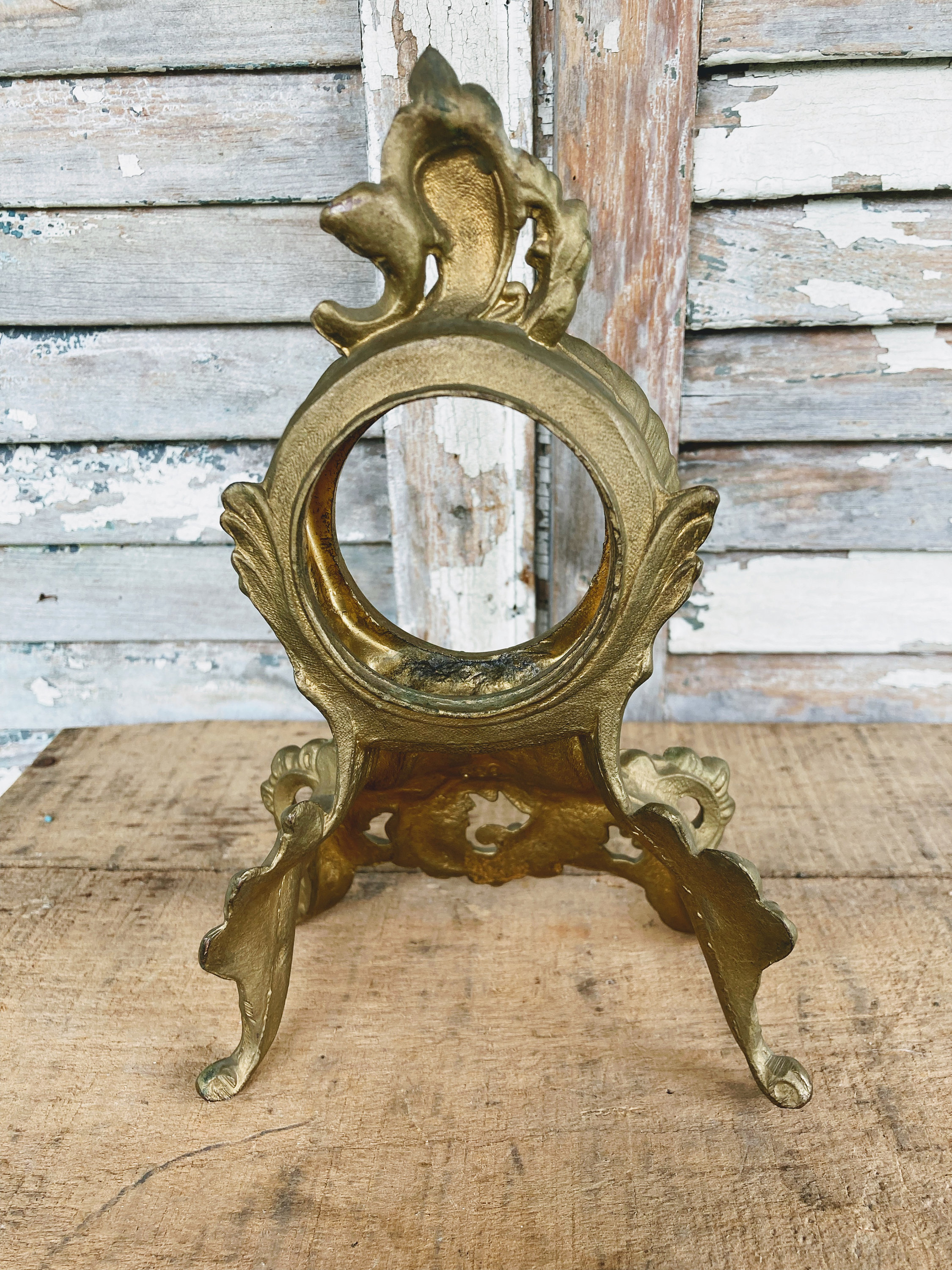 Antique Clock Case Shell for Reimagined Home Decor Fancy Cast - Etsy